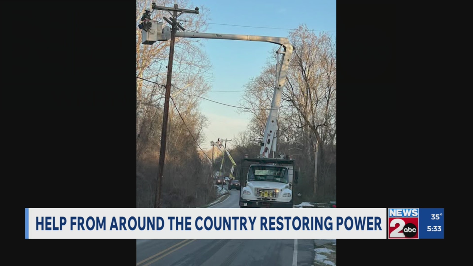 Teams from around the country helped restore power in Middle TN