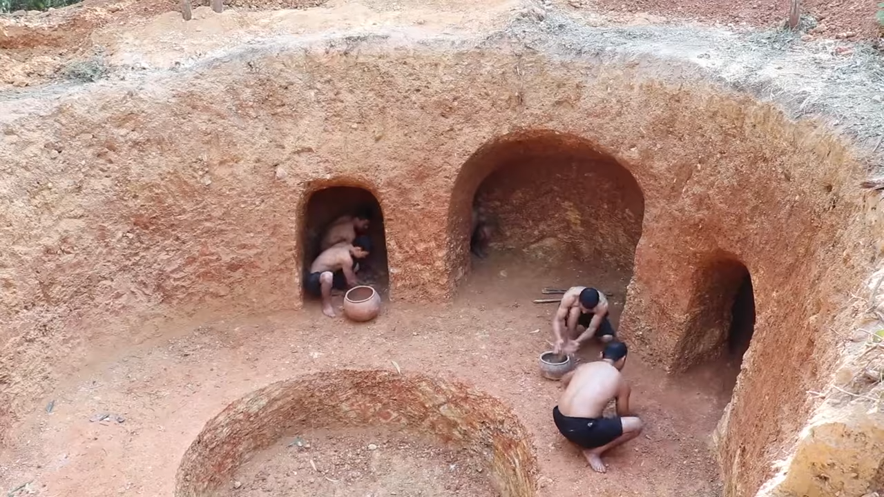 They built a water slide inside an underground house, then the secret ...