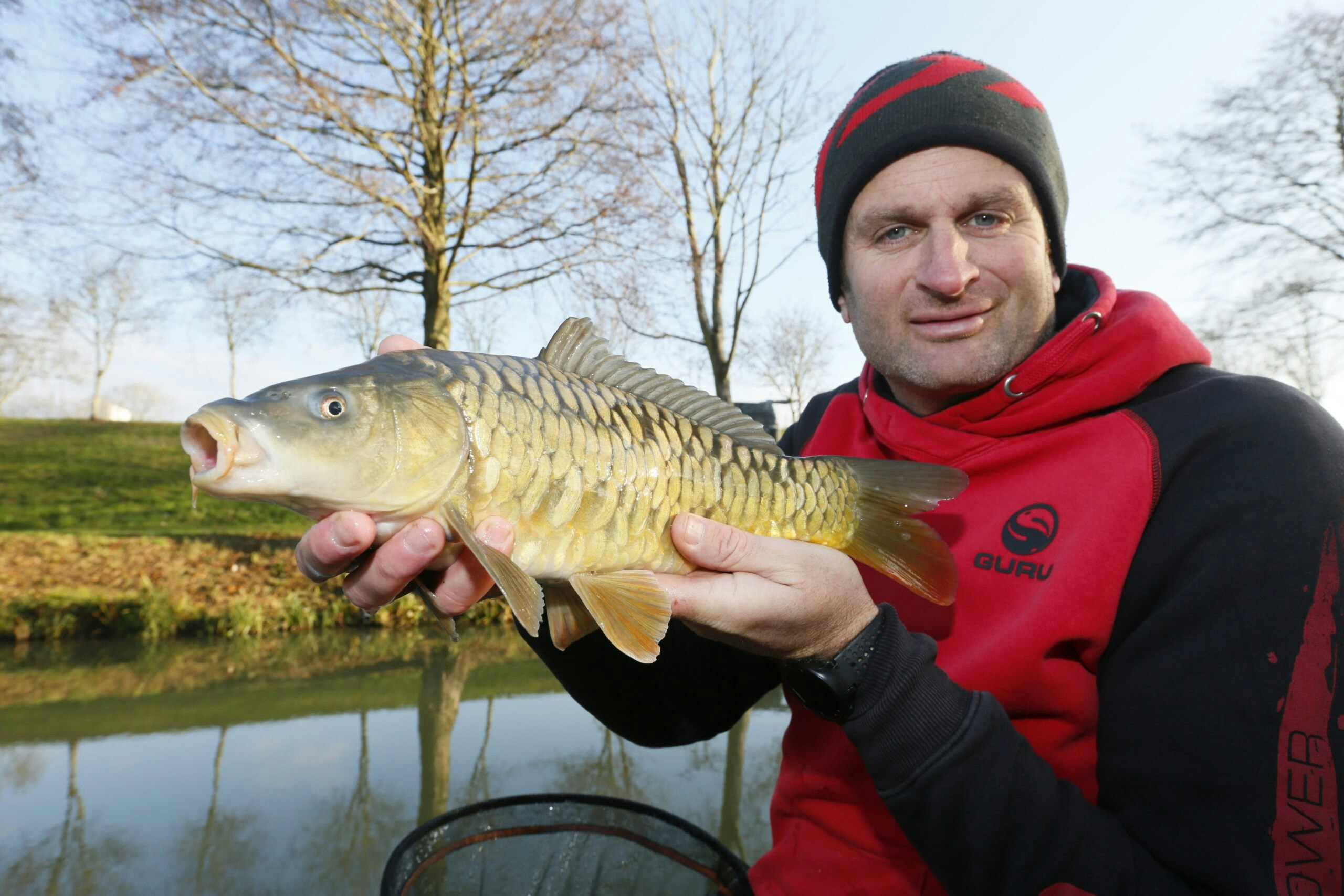 How to catch winter carp using sweetcorn