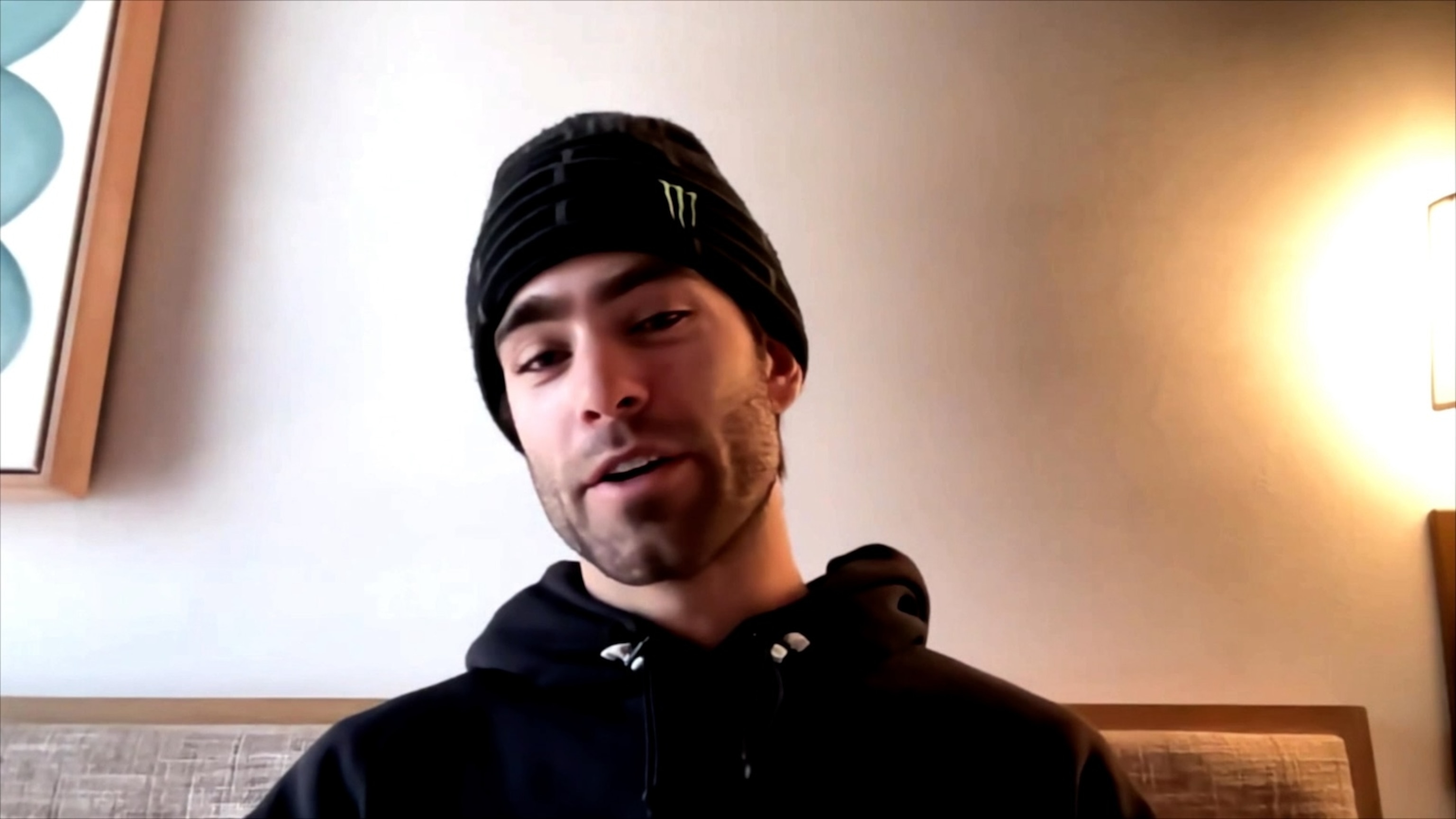 Alex Hall discusses pressure of defending Olympic gold medal in freeski ...