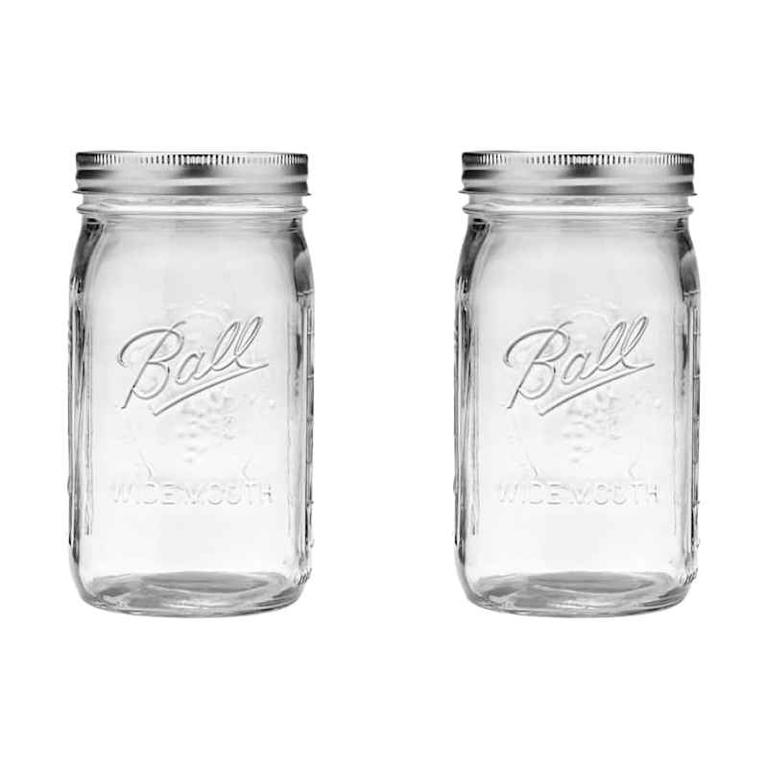 The perfect French mason jars I'm using to store everything (they're so ...