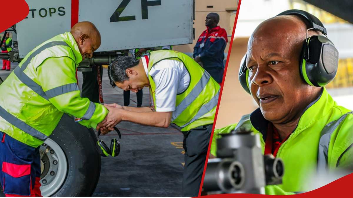 Kenya Airways honours ground operator as he retires after over 30 years ...
