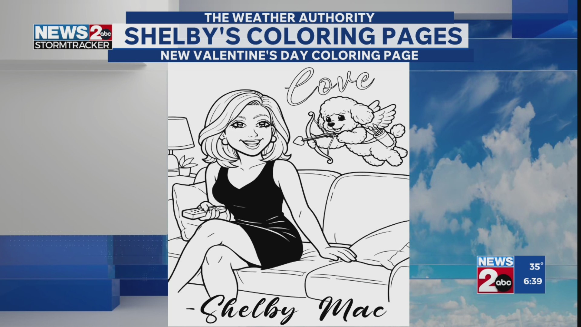 News: Valentine's Day Shelby's coloring pages
