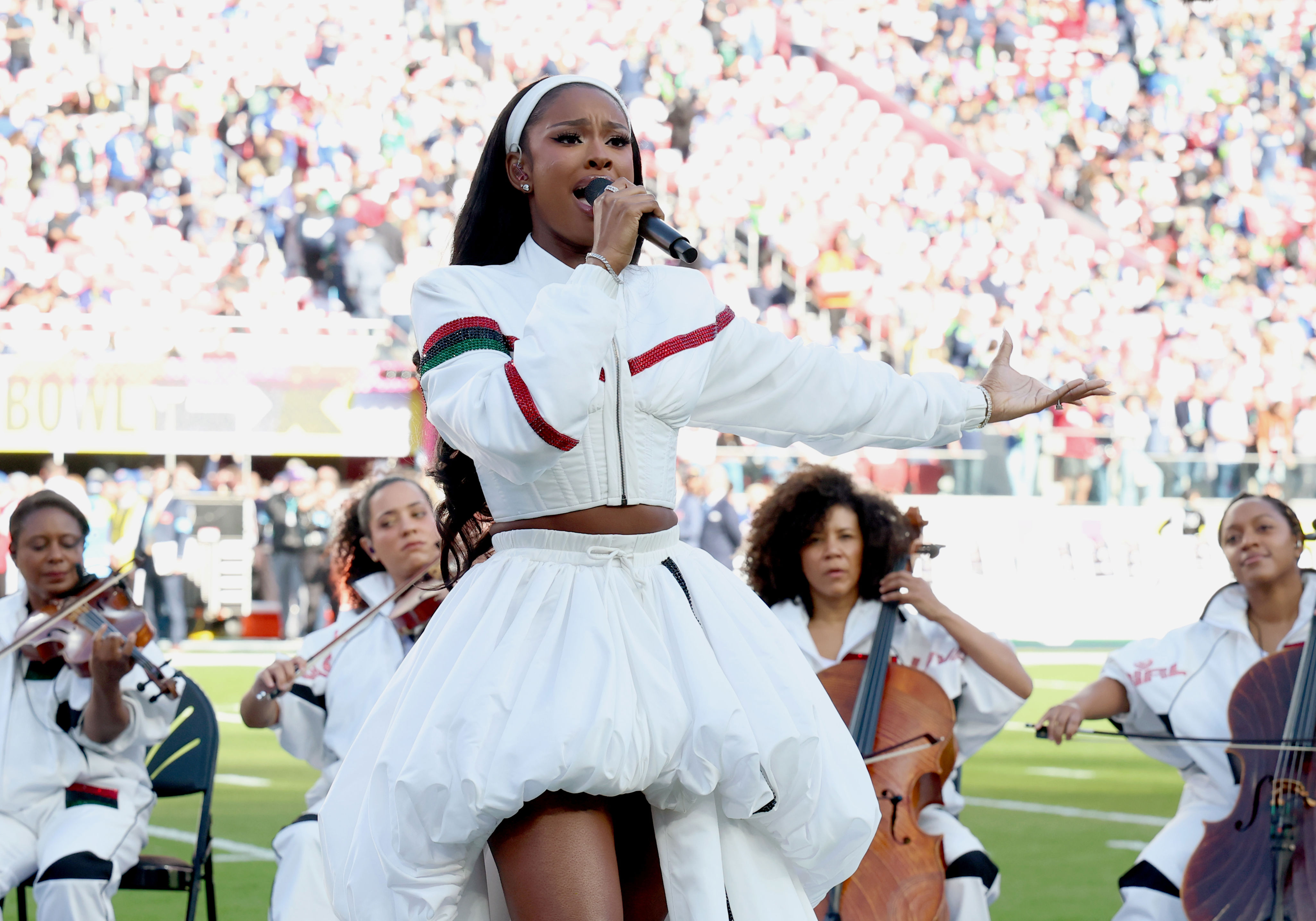Coco Jones’ Super Bowl 2026 performance look puts a twist on Whitney ...