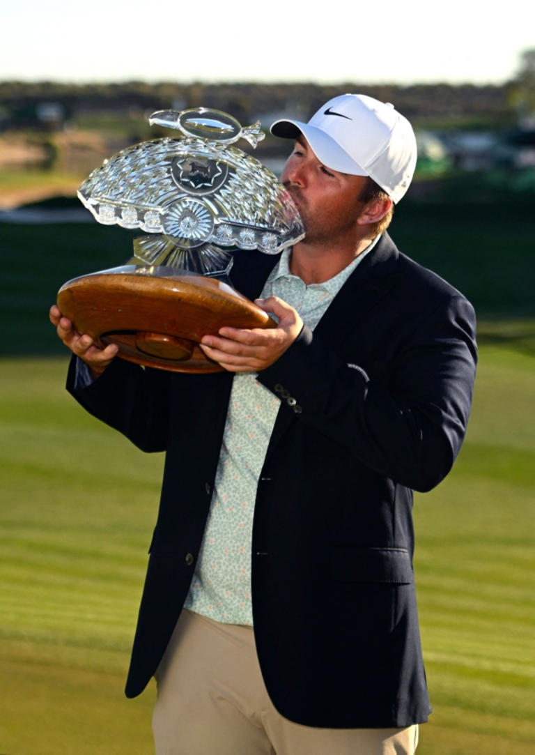 Gotterup wins trophy at Phoenix Open