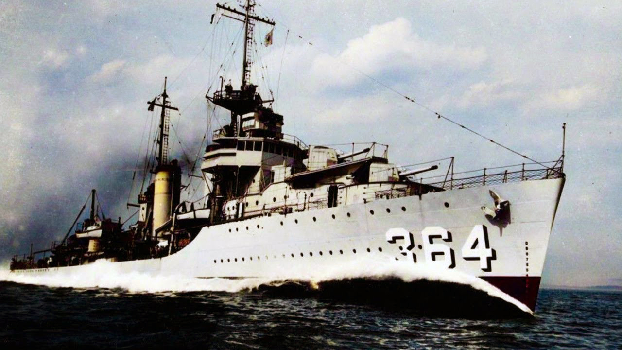The most violent attack a US destroyer ever survived