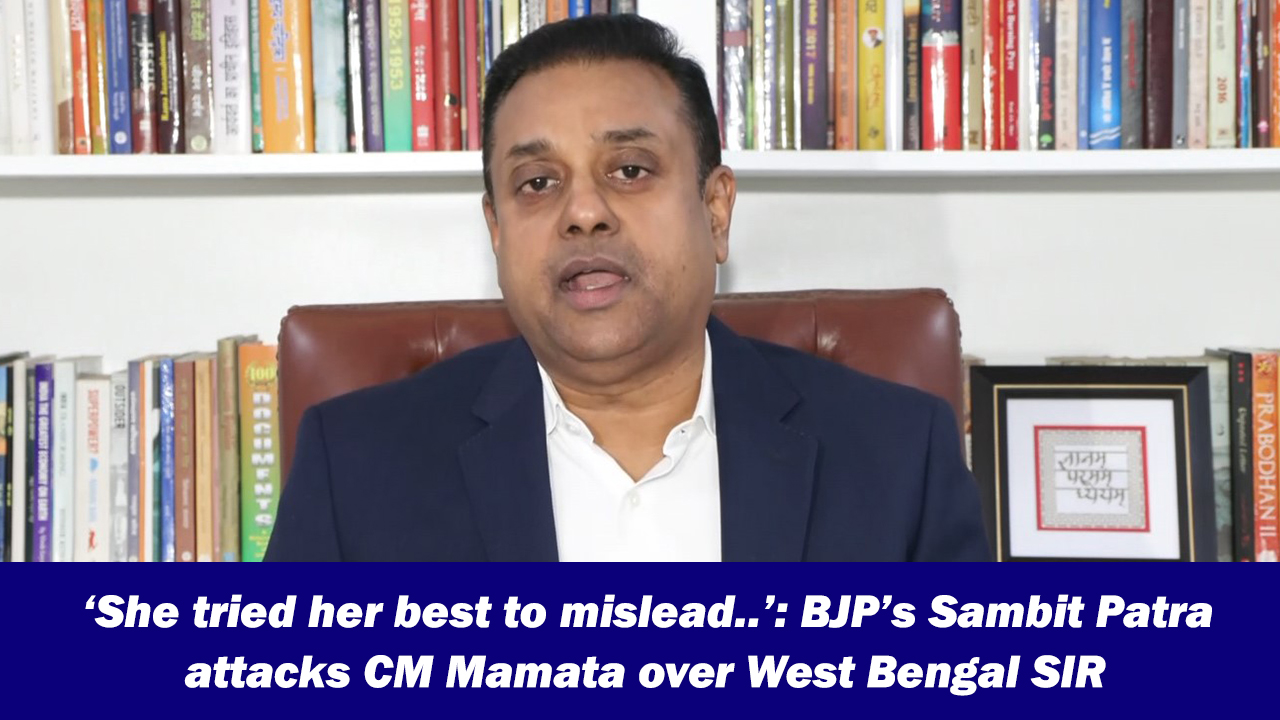 ‘She tried her best to mislead’: BJP’s Sambit Patra attacks CM Mamata ...