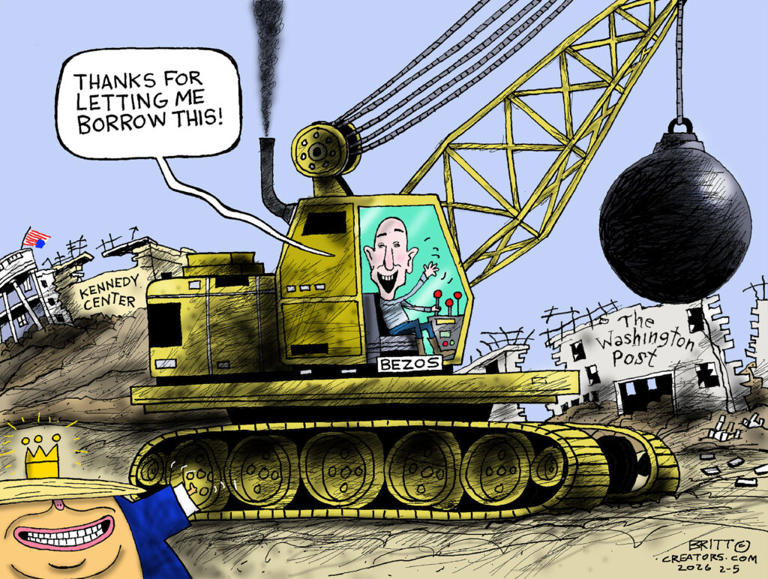 The latest syndicated political cartoons (2/9)