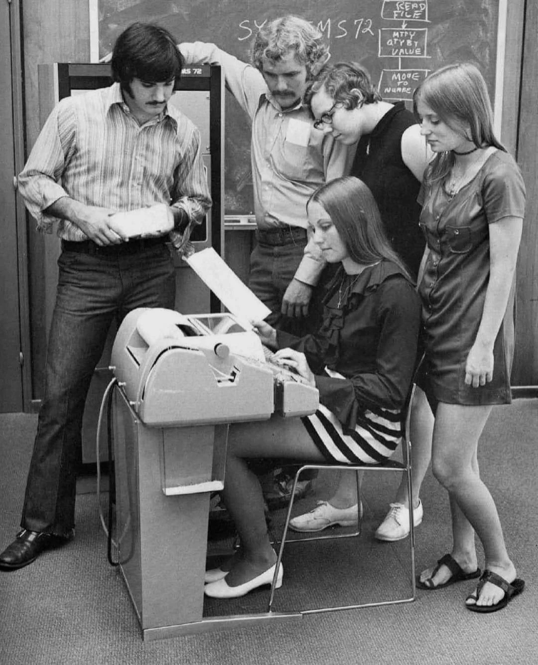 Photos showing the life of a 'geek' in the 1970s