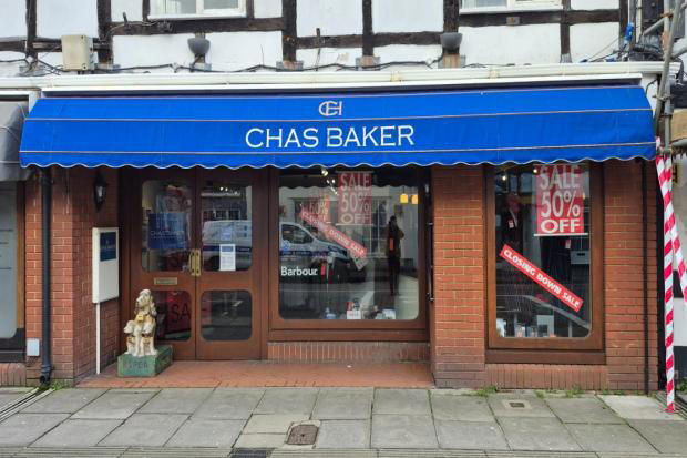 Historic menswear shop in city centre announces closure after 124 years