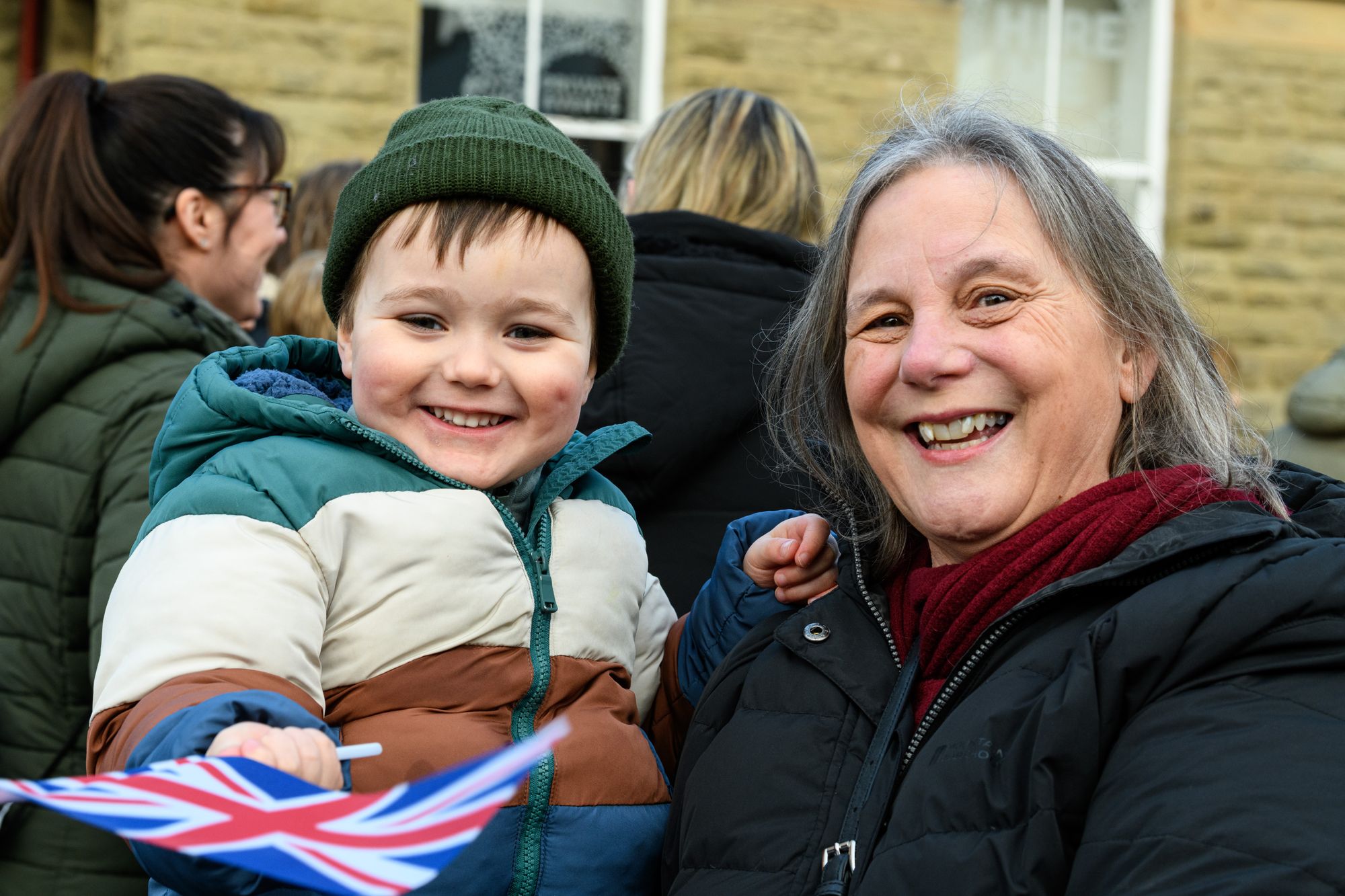Scenes as King Charles greets crowds in Clitheroe during Lancashire ...