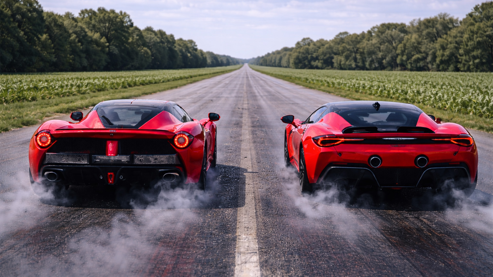 Ferrari LaFerrari vs Ferrari SF90 Stradale drag race