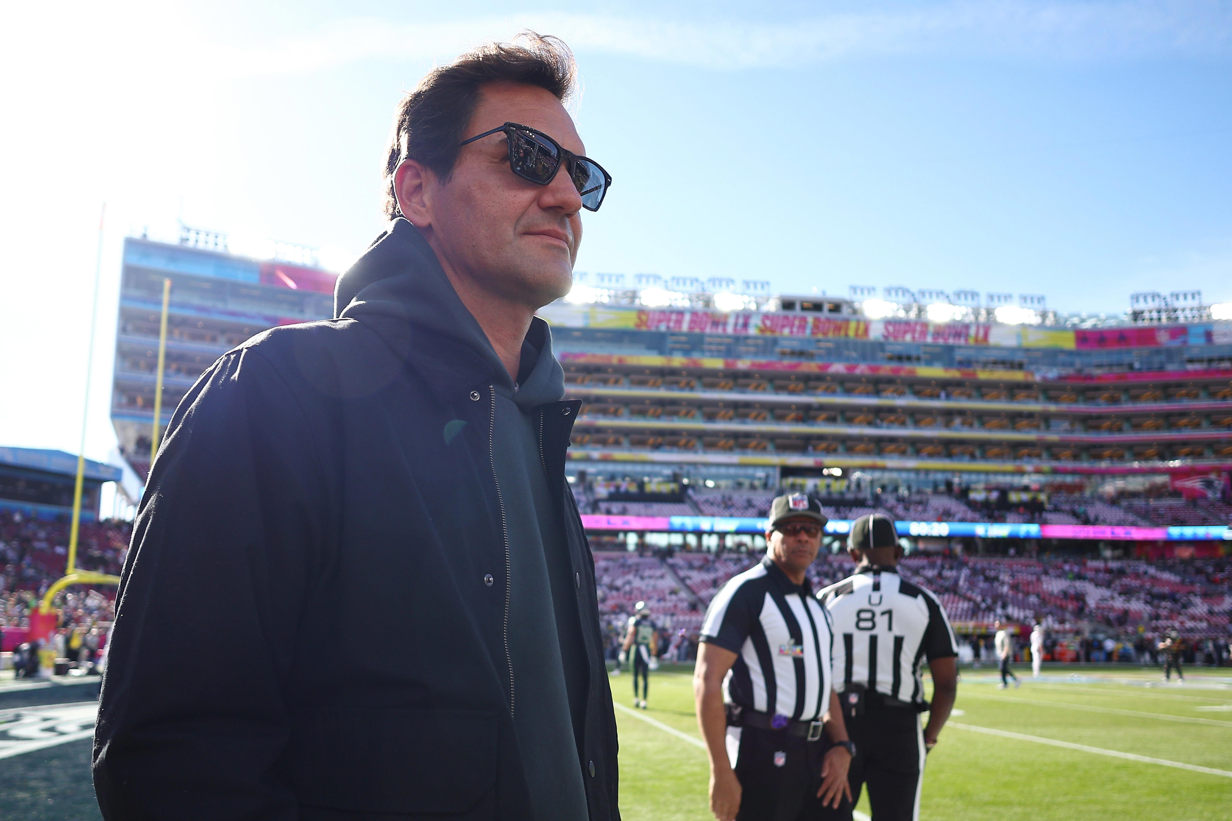 From Adam Sandler to Kendall Jenner, see celebs at the Super Bowl