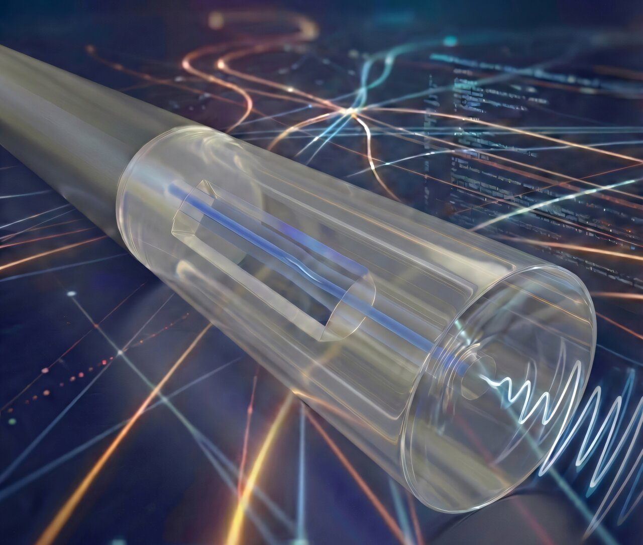 Hair-thin silica fiber microphone detects ultrasound from 40 kHz to 1.6 MHz