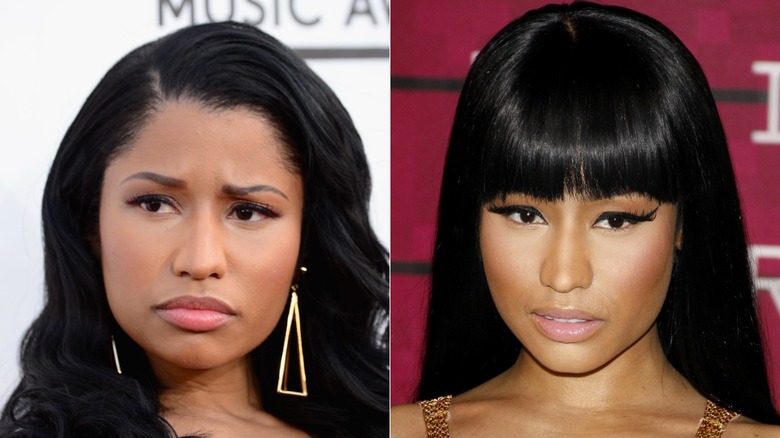 Nicki Minaj's striking face transformation through the years