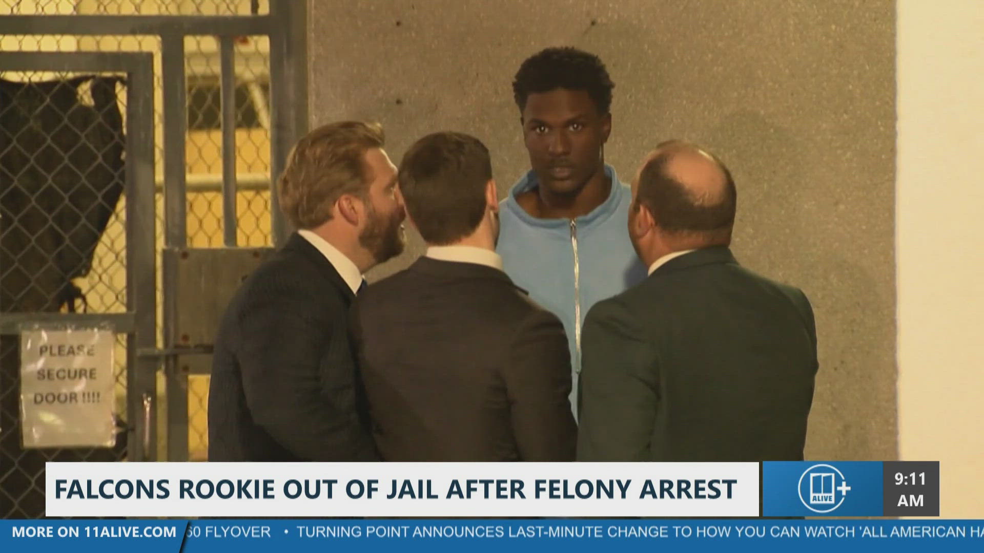 Falcons rookie James Pearce Jr. out of jail