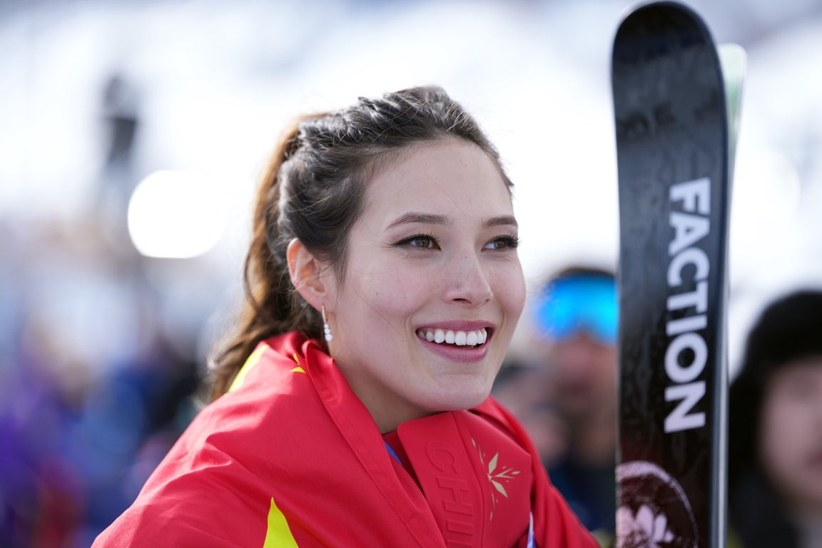 Elite skier and SI Swim model Eileen Gu nets silver in women's ...