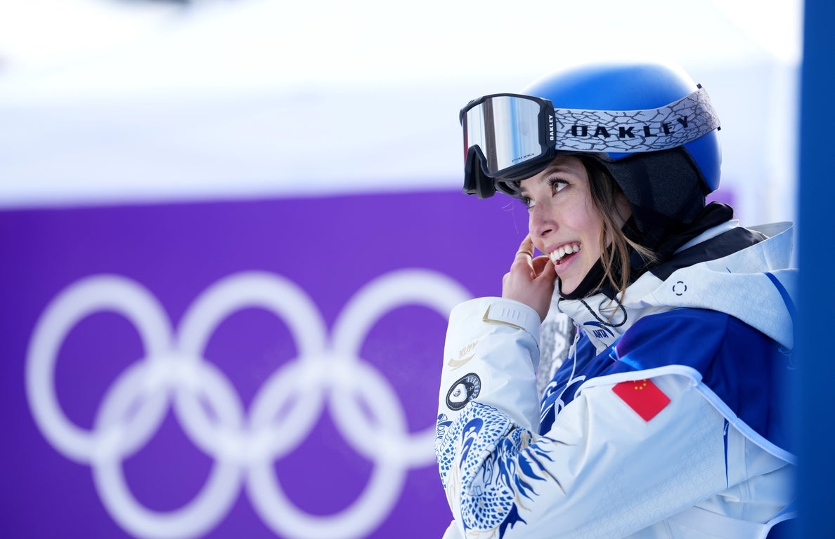 Superb photos of Olympic skier and SI swim model Eileen Gu
