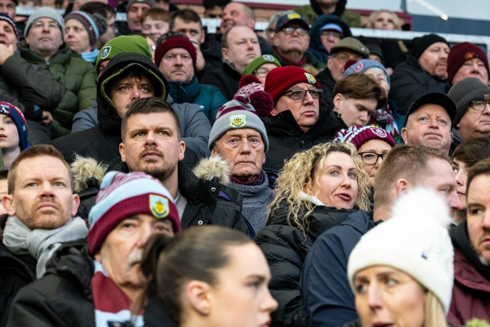 Where Burnley sit in the Premier League's average attendance table