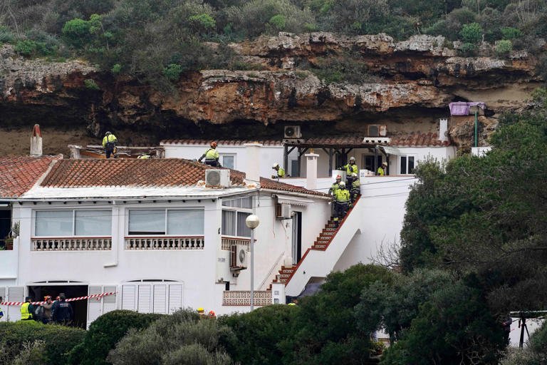 Man killed after 20-tonne rock falls on house in Menorca in storm