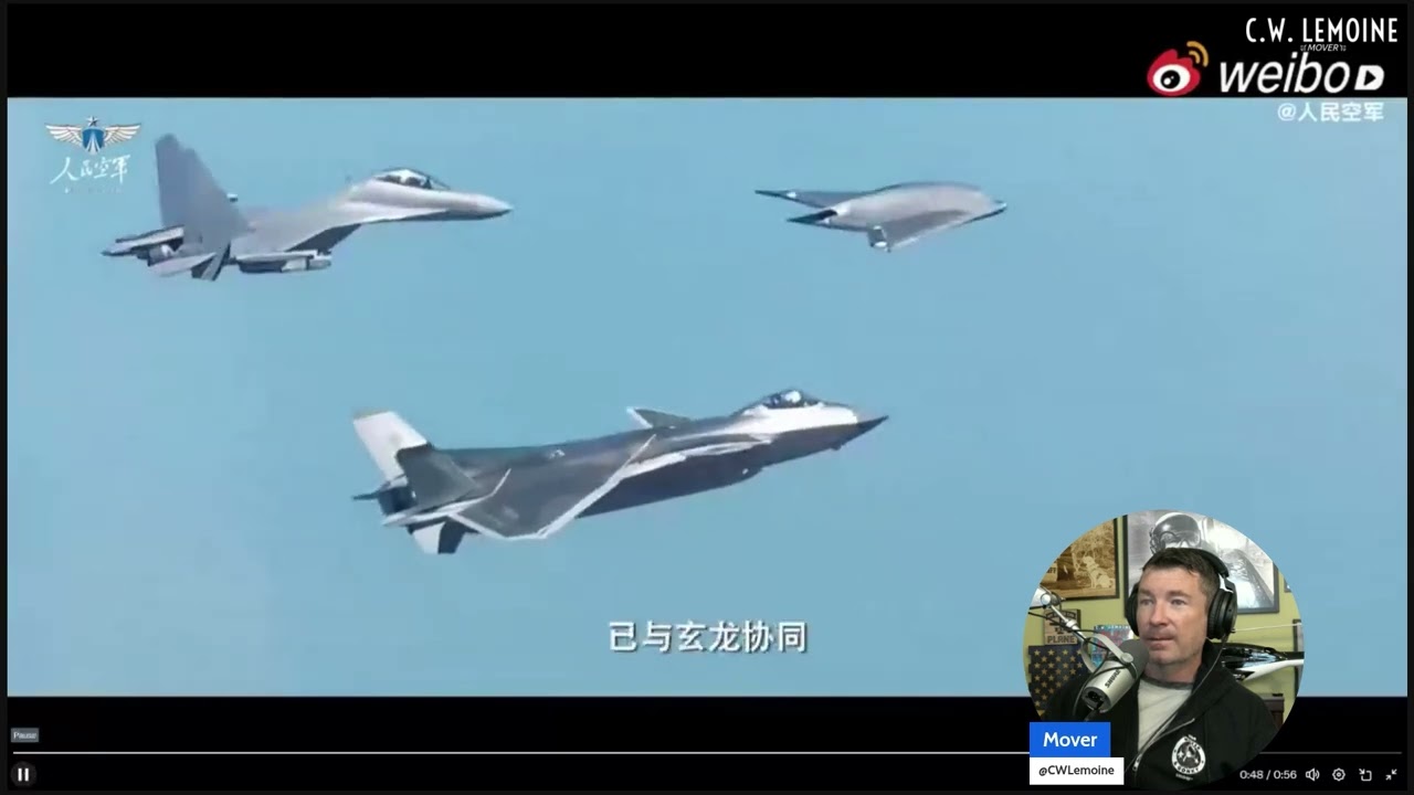 New Footage of the China’s GJ-11 Flying with J-20 and J-16 - Fighter ...