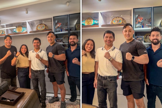 Manny Pacquiao reunites with 'Physical Asia' teammates Mark Mugen, Lara ...