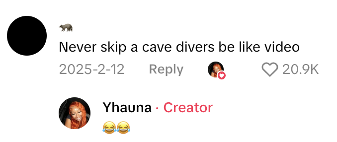 The funny cave diver trend is a big hit among TikTok users, but some ...