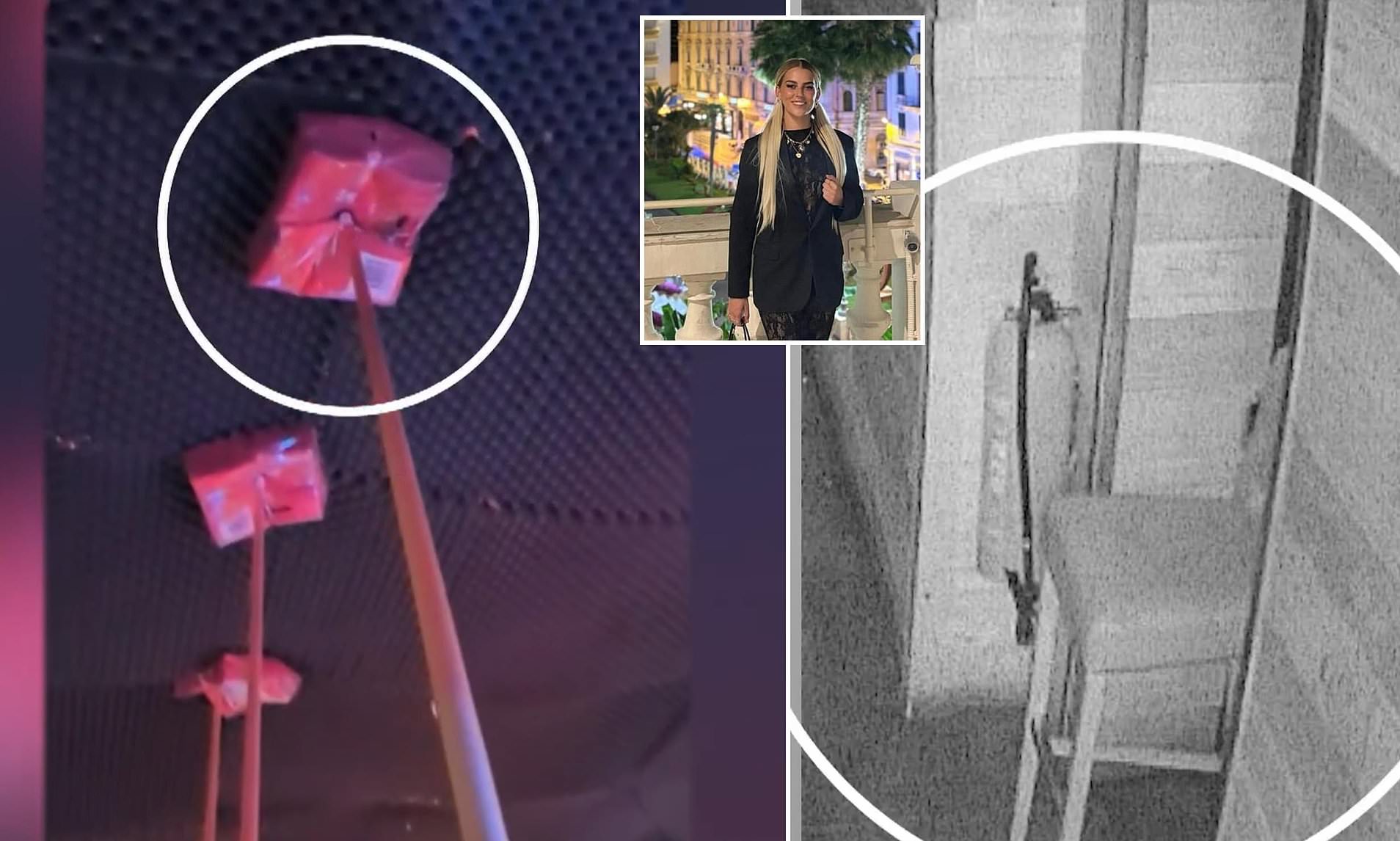 Swiss inferno nightclub CCTV shows chair wedged against fire exit and ...