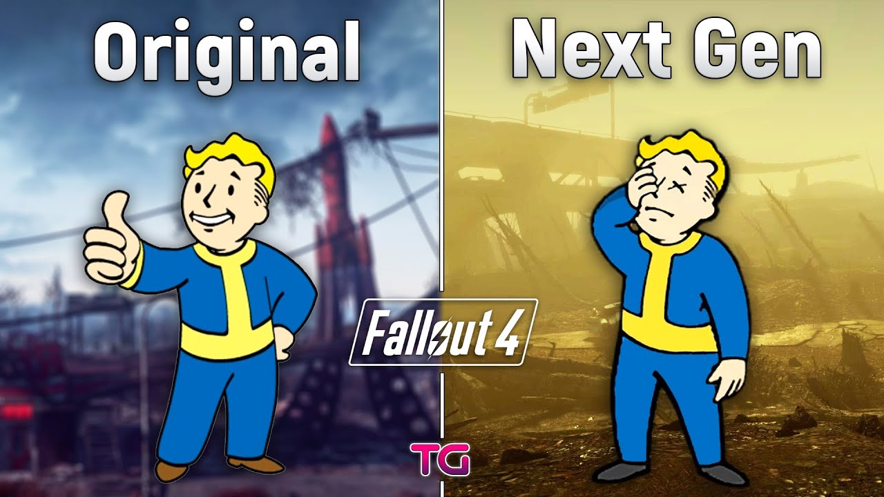 Fallout 4 next-gen update vs original - comparison