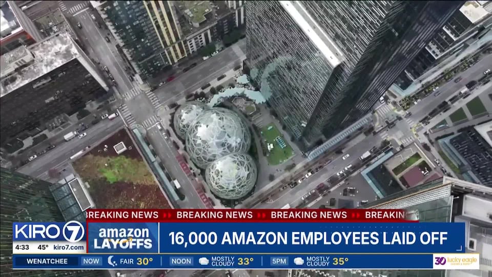 Video: Amazon lays off 16,000 employees