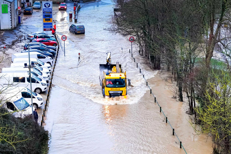 Lorry driver dies as Storm Chandra brings chaos to UK