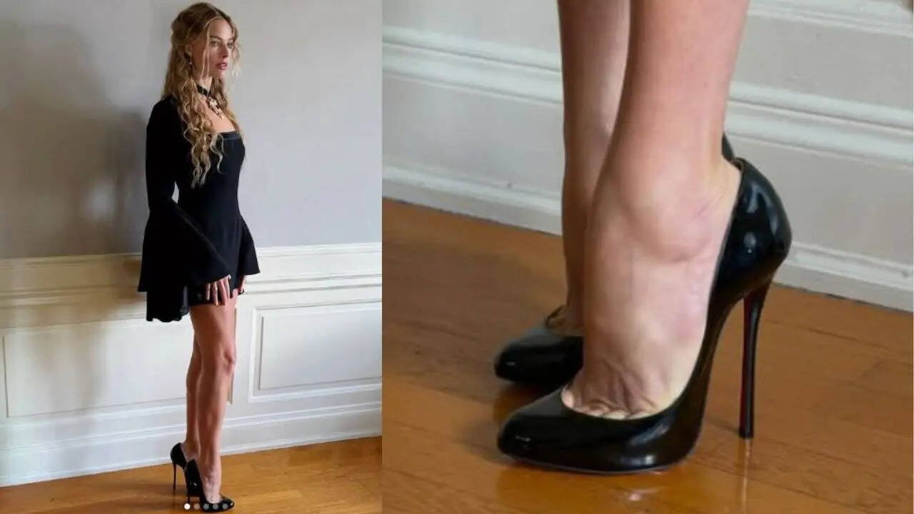 Margot Robbie Wears 4.75-Inch Roberto Cavalli Heels; What They’re ...