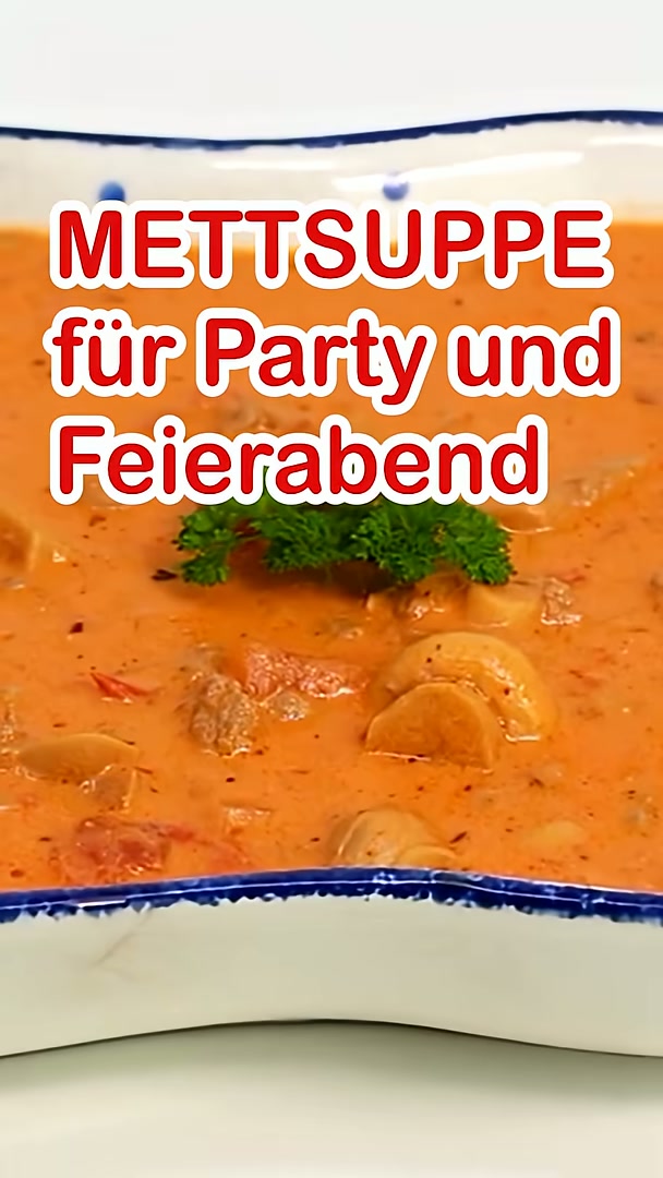 Mettsuppe für Party und Feierabend #shorts