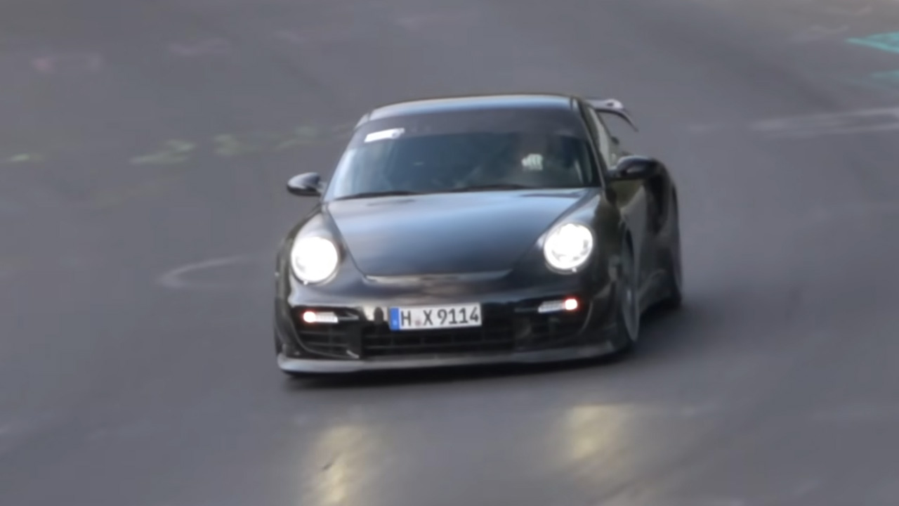 Fast car setting lap at Nürburgring highlight