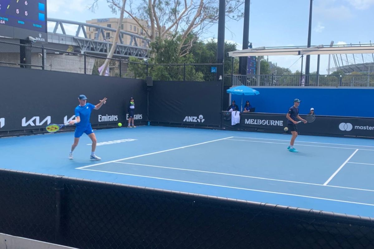 Connor Doig into Australian Open junior doubles quarter-finals