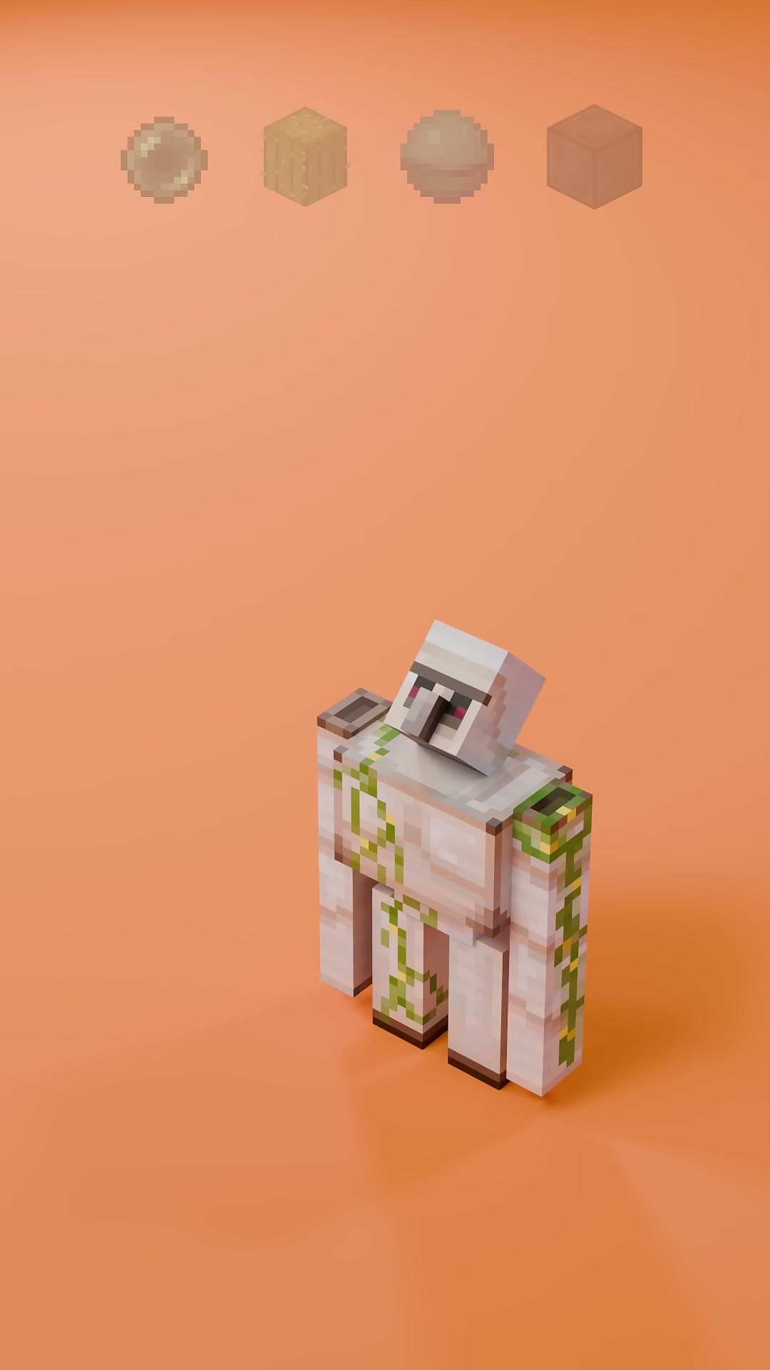 Minecraft iron golem cloth and fluid simulation