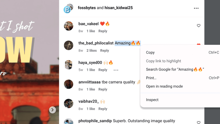 How to copy Instagram comments on iPhone, Android & desktop