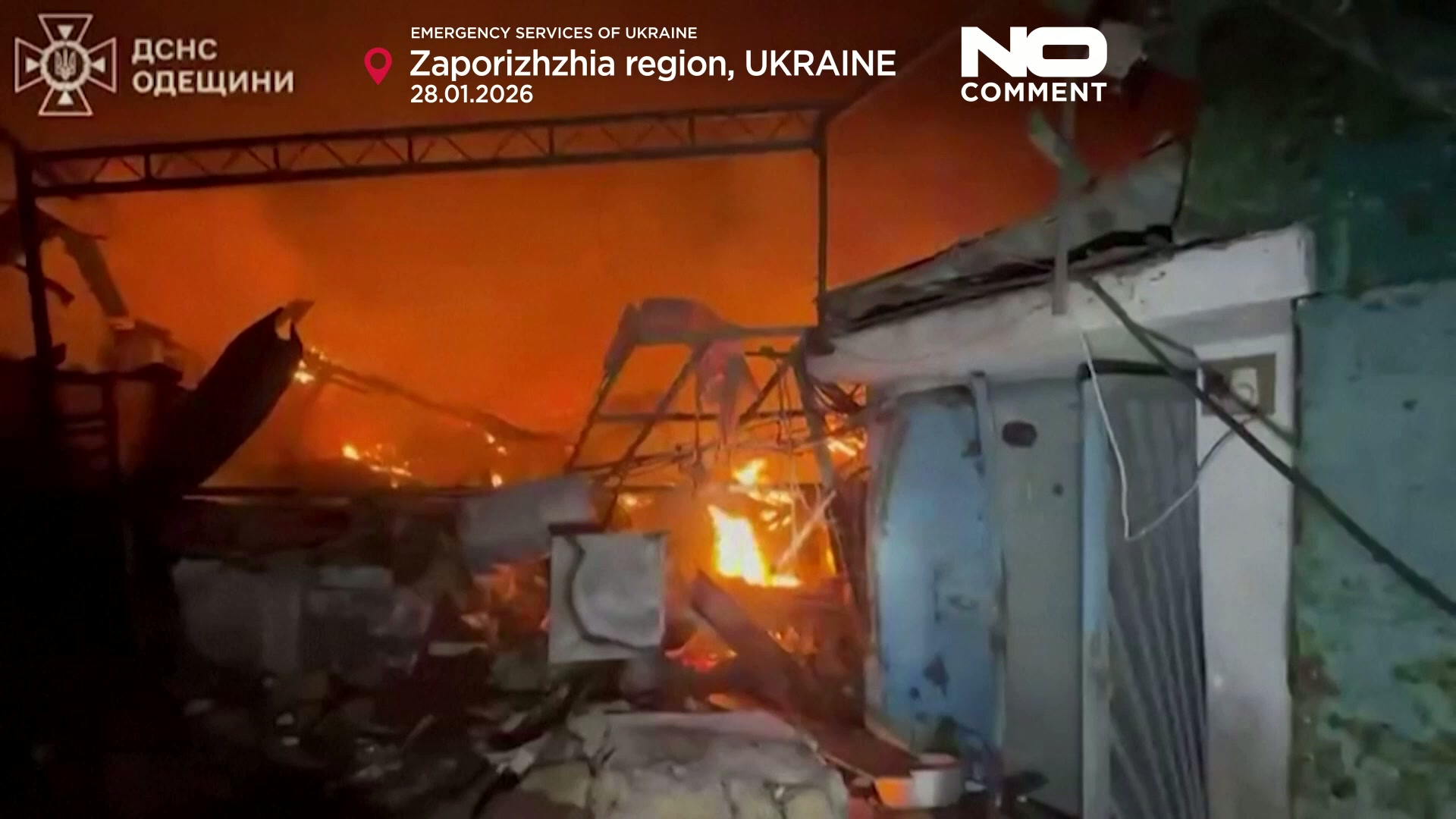 Overnight Russian drones strike homes, damage monastery in Odesa