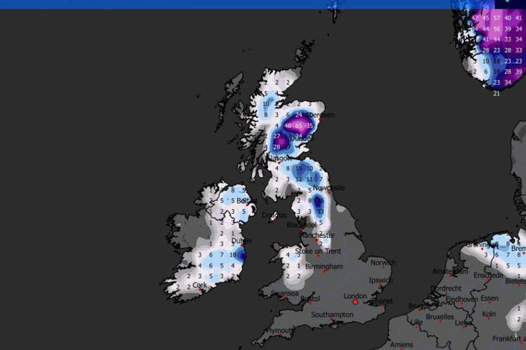 Snow storm to sweep 600 miles of UK in six-day blizzard