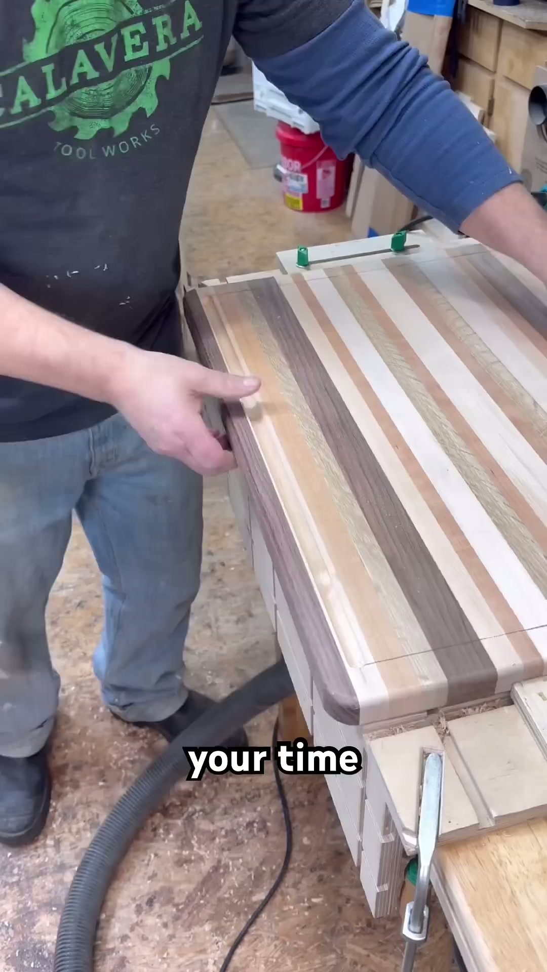 Use a simple fence for an easy method to route juice grooves #workshop ...