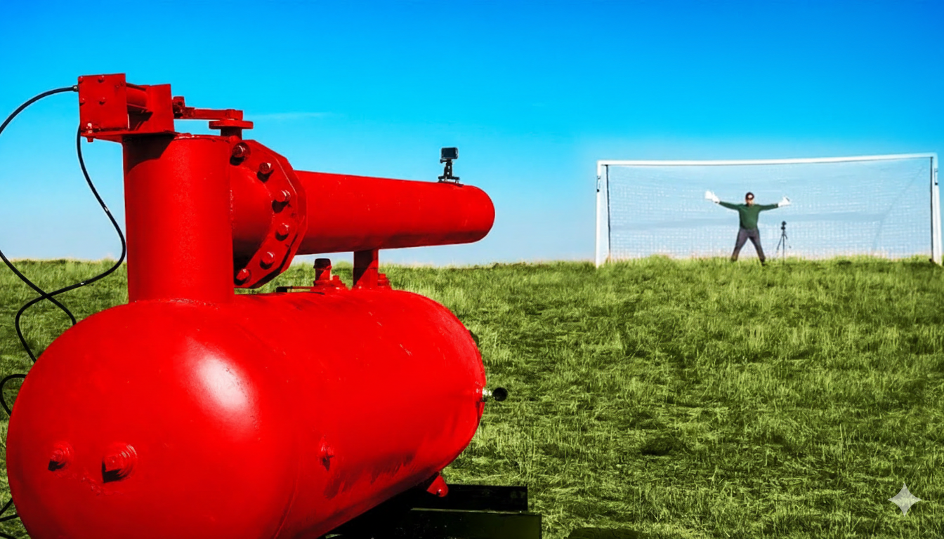 The most powerful soccer ball shot ever recorded