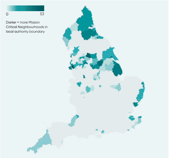 UK’s most deprived areas where crime and unemployment will rise most