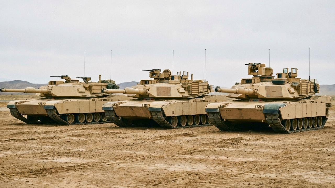 How to tell different Abrams tank variants apart