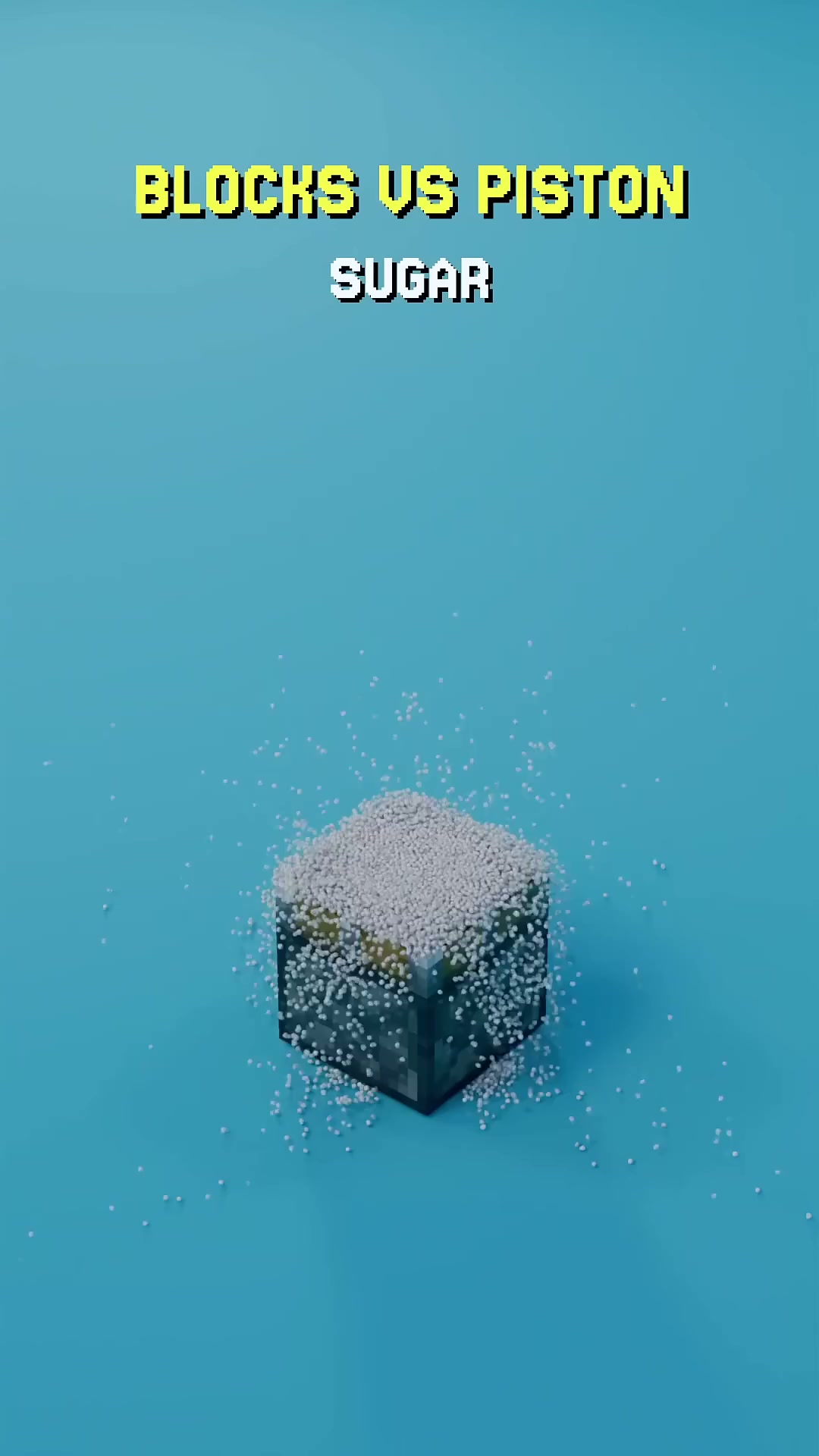 Minecraft satisfying blender simulation 🥂💎 #minecraft #blender3d #blender