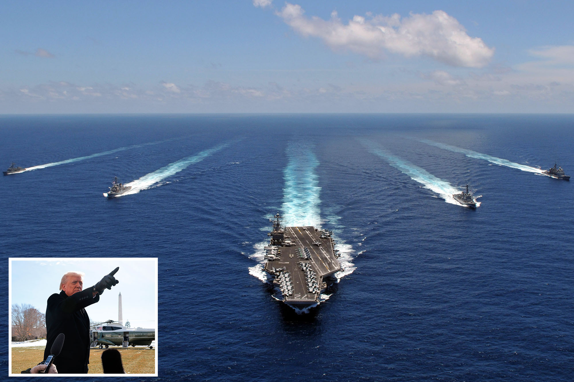 Trump says 'massive armada heading to Iran' and warns mullahs, 'time is ...