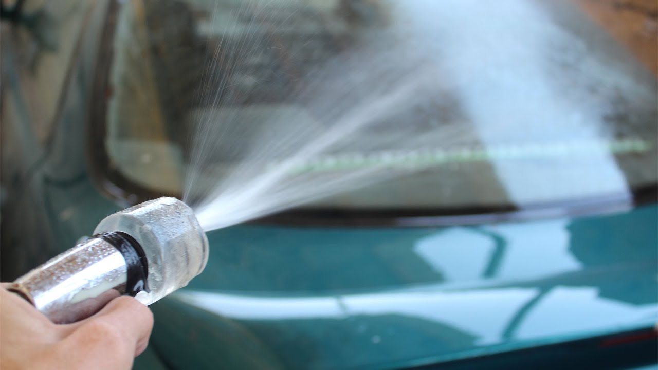 How to make a car or bike washer using water pump