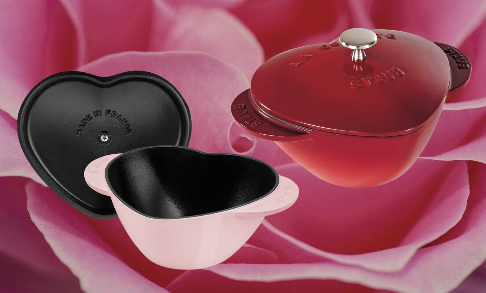Target is offering a rare discount on Staub’s heart cocotte right now