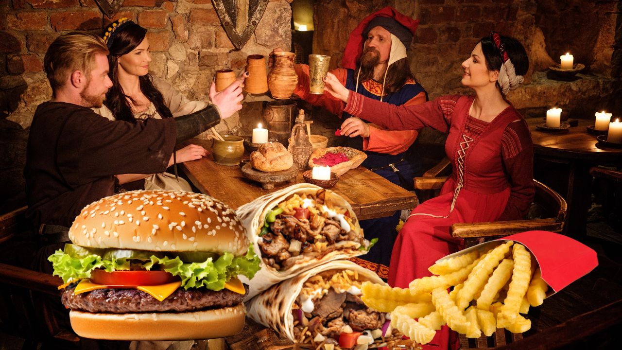 The Middle Ages served fast food long before modern chains, but the ...