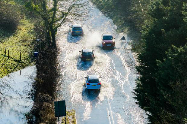 Pictures: River breaks banks following storm chaos