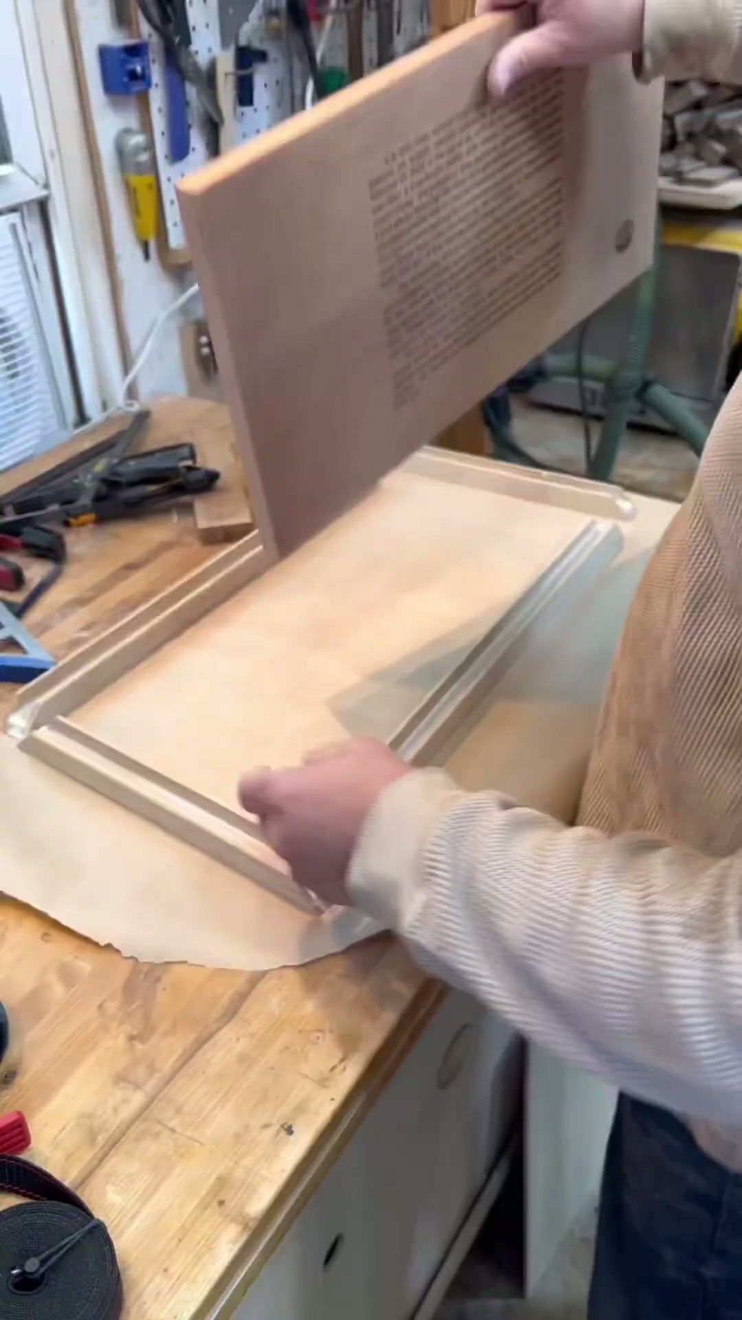 Strap clamps for picture frames #woodwork #diy #clamps